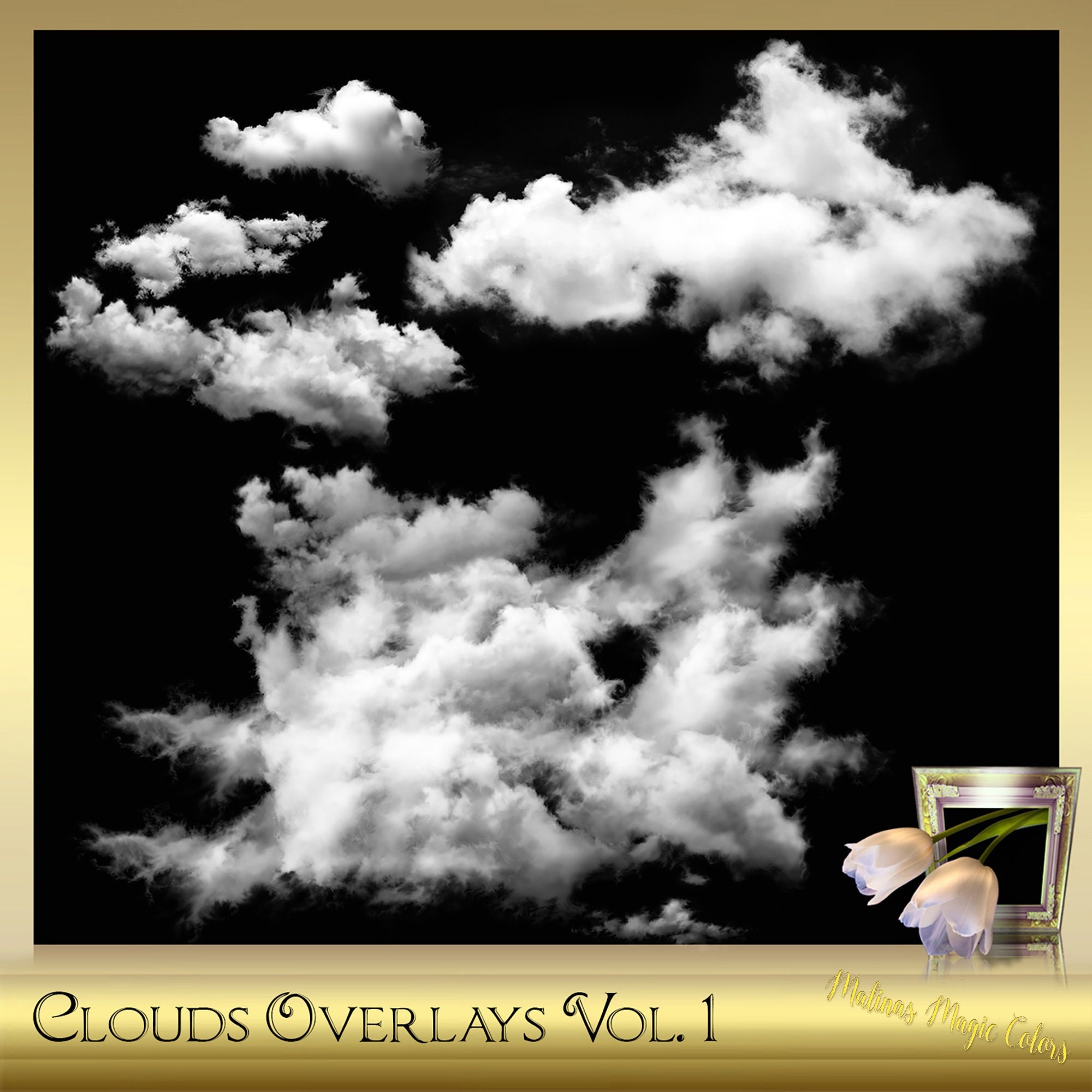 30 Cloud Overlays "real Clouds" - Photography-overlays - Digital Clouds ...
