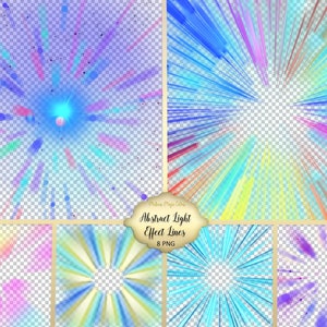 Abstract Light Effect Lines - Light Line Overlay - Linear Light Effect ...