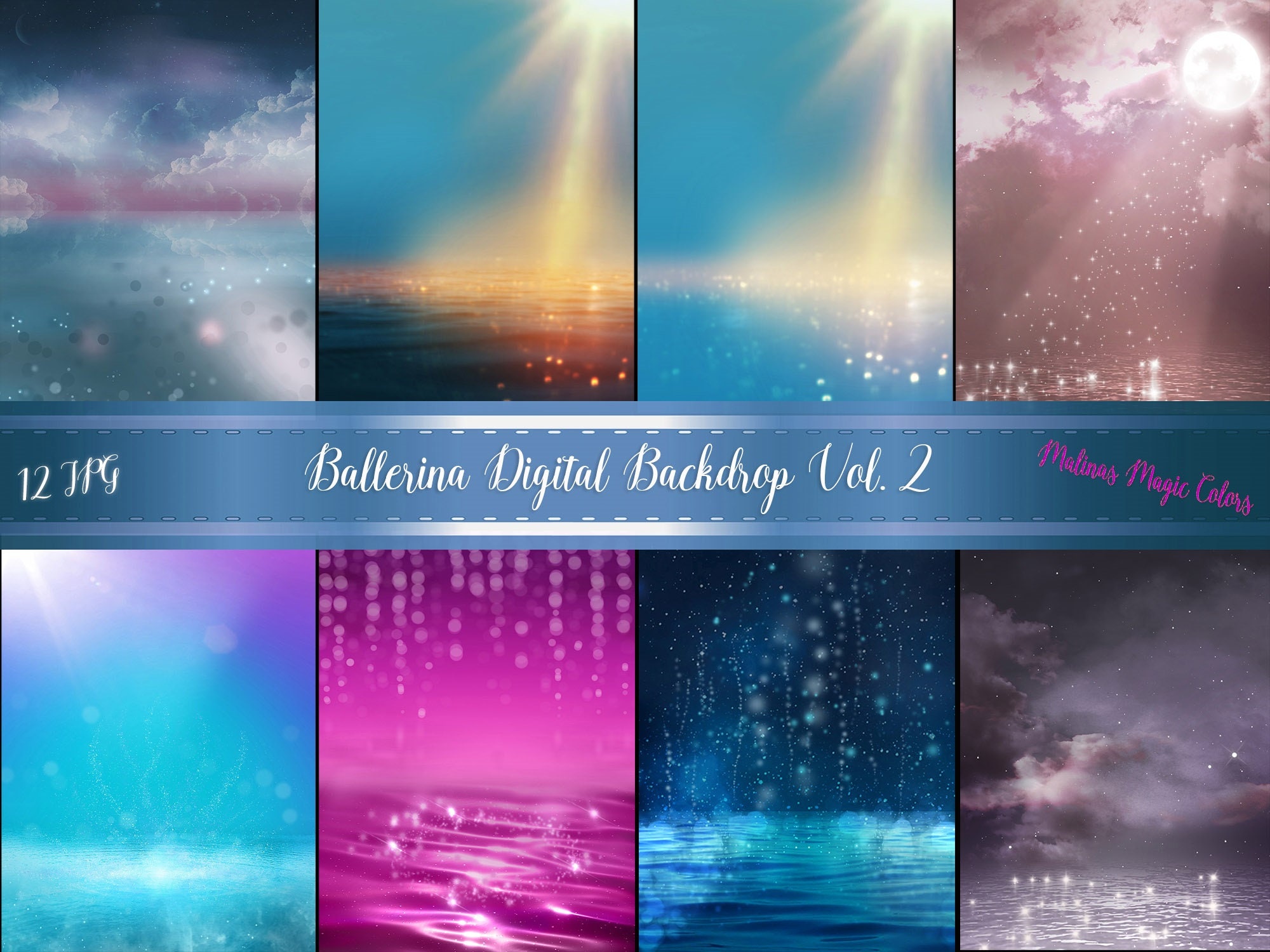 Ballerina Digital Backdrop Vol. 2 - Ballet Stage Background - Ballet ...