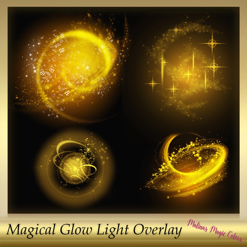 25 Magical Glow Light Overlays - Magic Shine Book Overlays - Magical ...