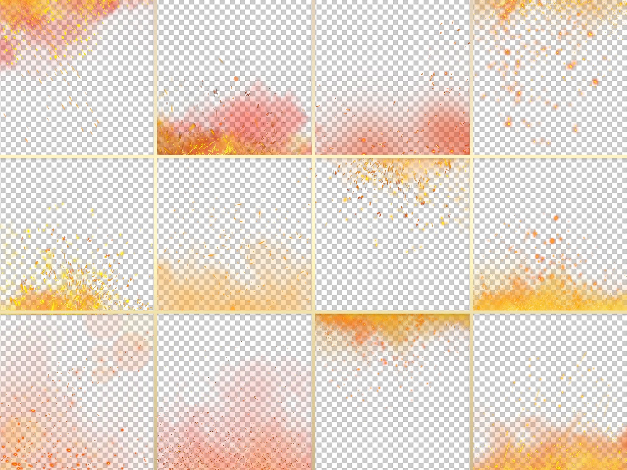 Sparkling Sparks Overlay - Fantasy Sparks - Fire Sparks Overlay ...