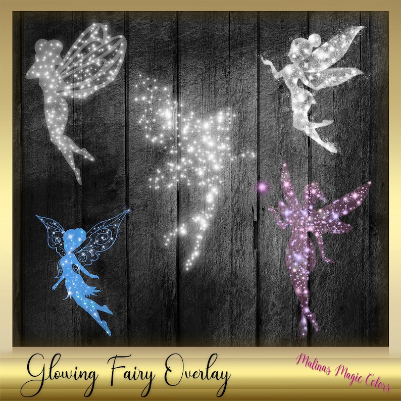 Pixie Fairy Overlays - Fairy Dust Brushes - Stardust Clip Art - Magic ...