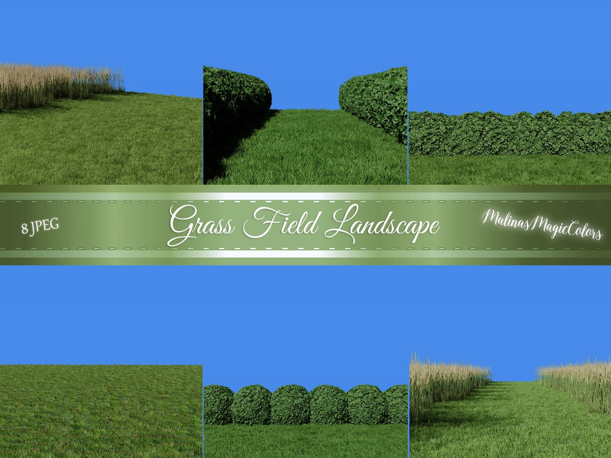 Grass Field Lansdcape - Meadow Photo Overlay - Grass Photo Overlays ...