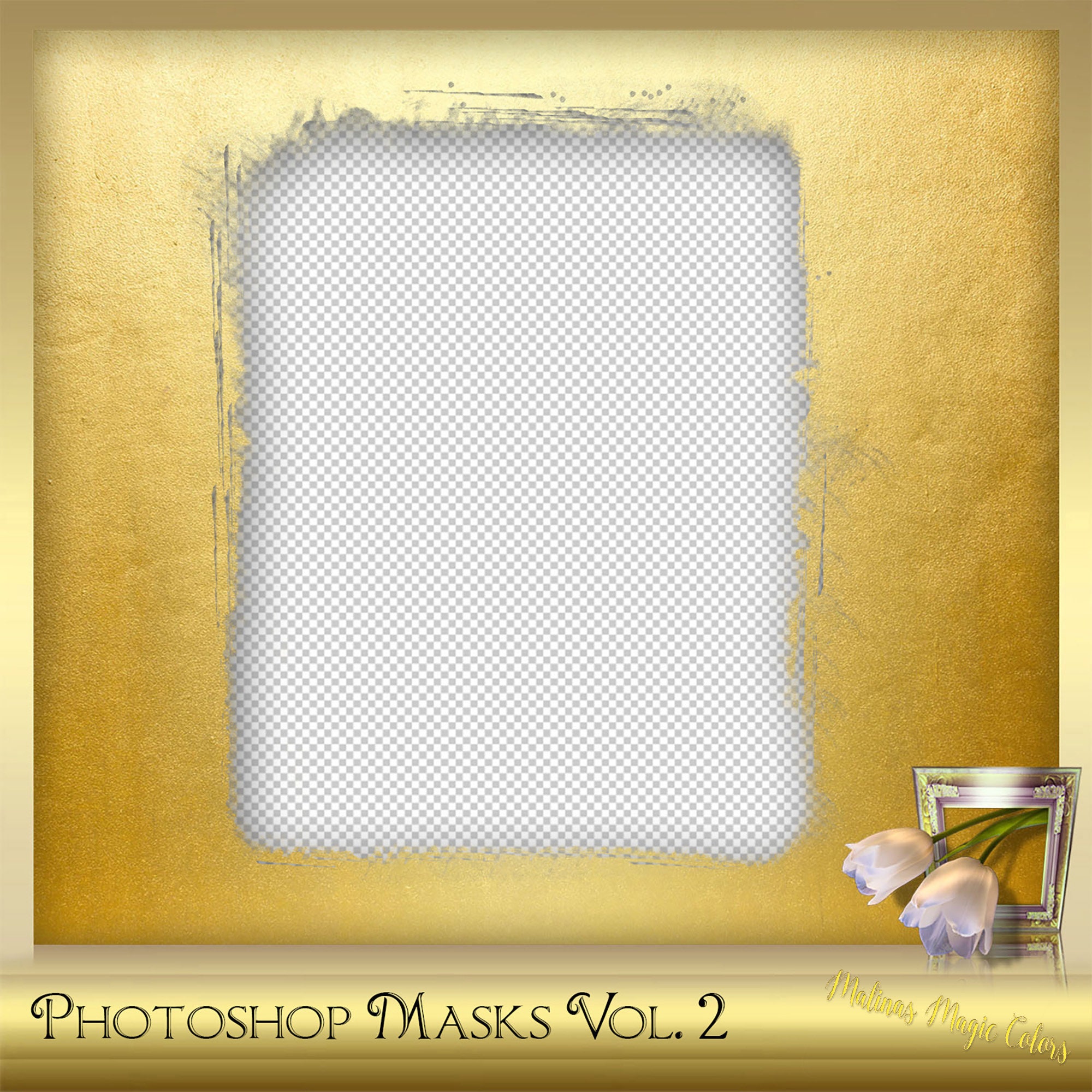 10 Photoshop Masks Vol. 2 - Photoshop Clipping Masks - Grunge Png Masks ...