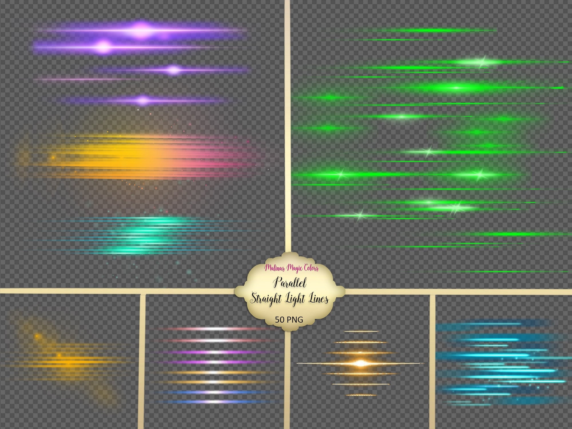 Parallel Straight Light Lines - Light Line Overlay - Linear Light ...