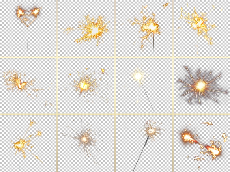 20 Sparkler Lights Photo Overlays - Sparkler Photoshop Overlay ...