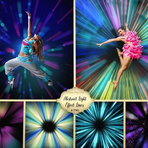 Abstract Light Effect Lines - Light Line Overlay - Linear Light Effect ...