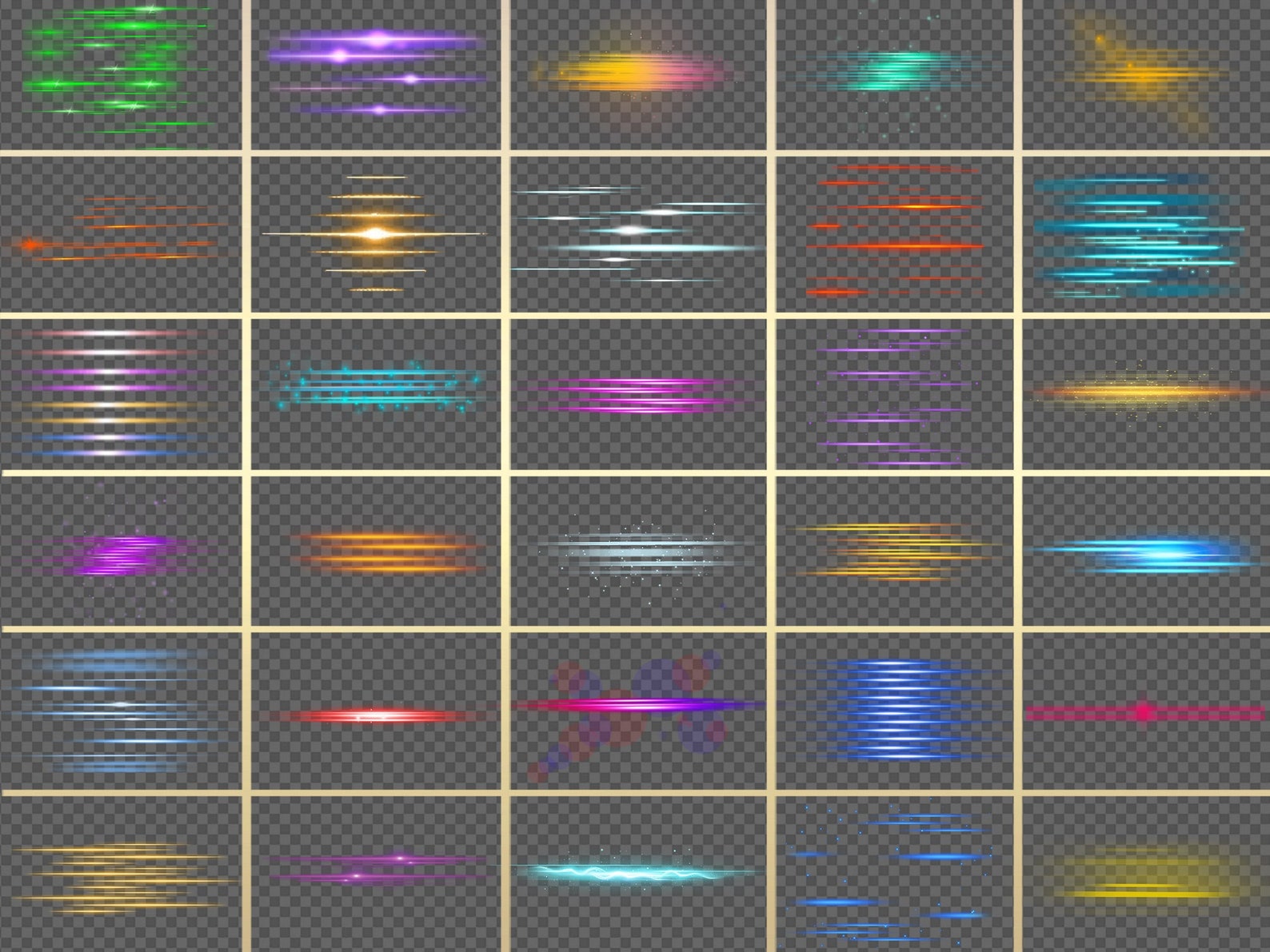 Parallel Straight Light Lines - Light Line Overlay - Linear Light ...