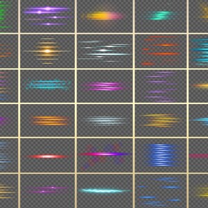 Parallel Straight Light Lines - Light Line Overlay - Linear Light ...