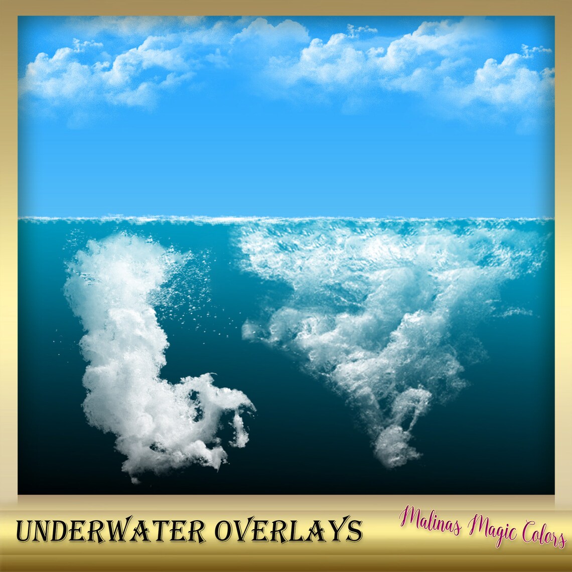 Realistic Underwater Overlays - Realistic Underwater Bubbles - Water ...