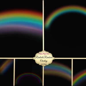 Realistic Rainbow Overlay - Rainbow Photo Overlay - Photography ...