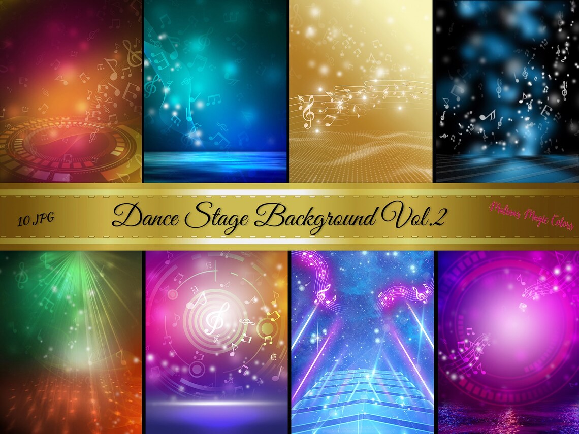Dance Stage Background Vol.2 - Dance Floor Background - Dynamic ...