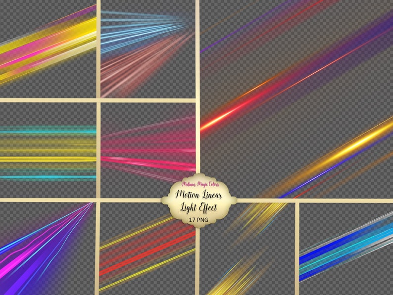 Motion Blur Linear Light Effect Parallel Straight Light Lines Light ...