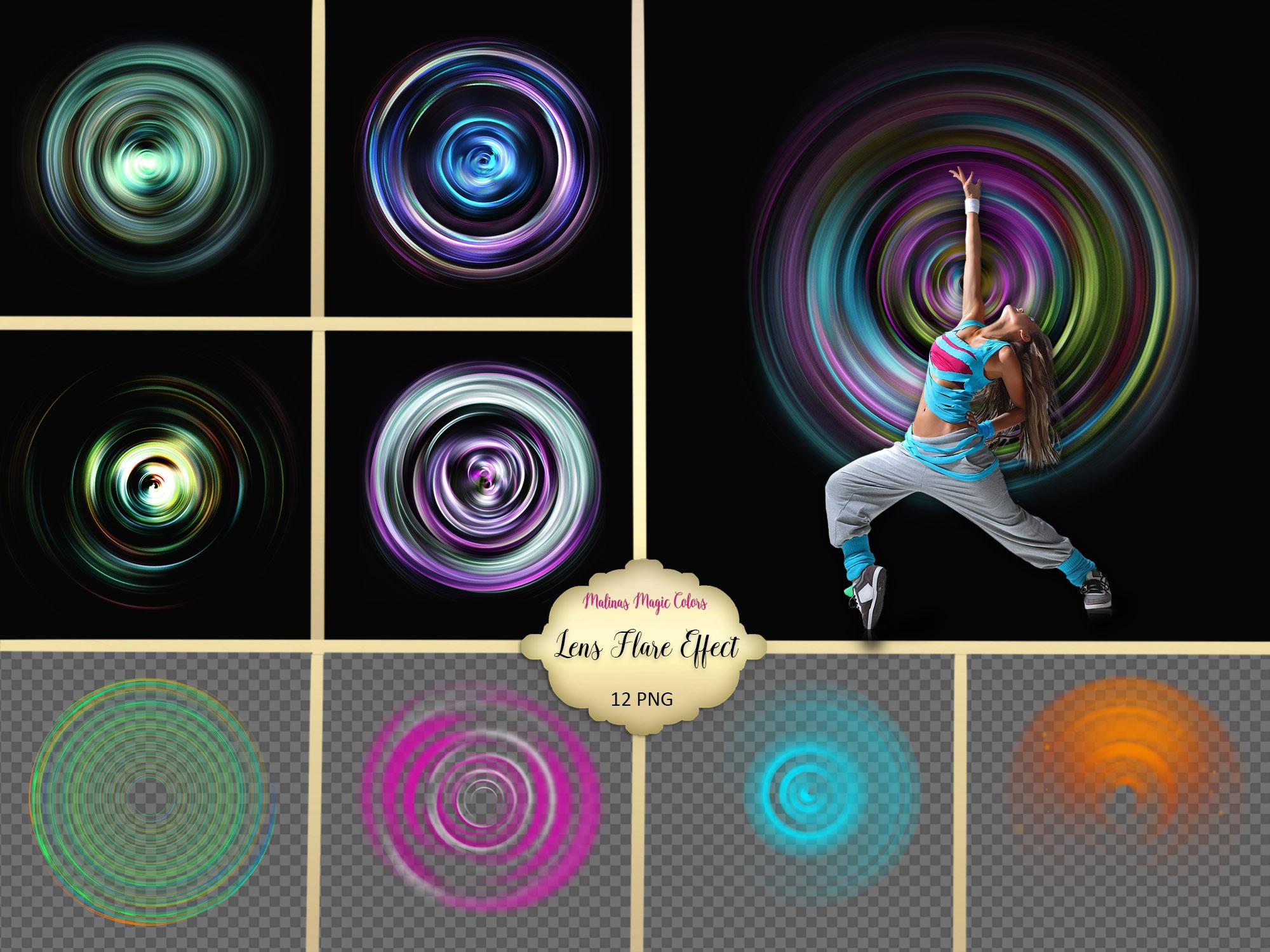 Lens Flare Effects - Light and Shadow Gradient - Lens Flare Aperture ...