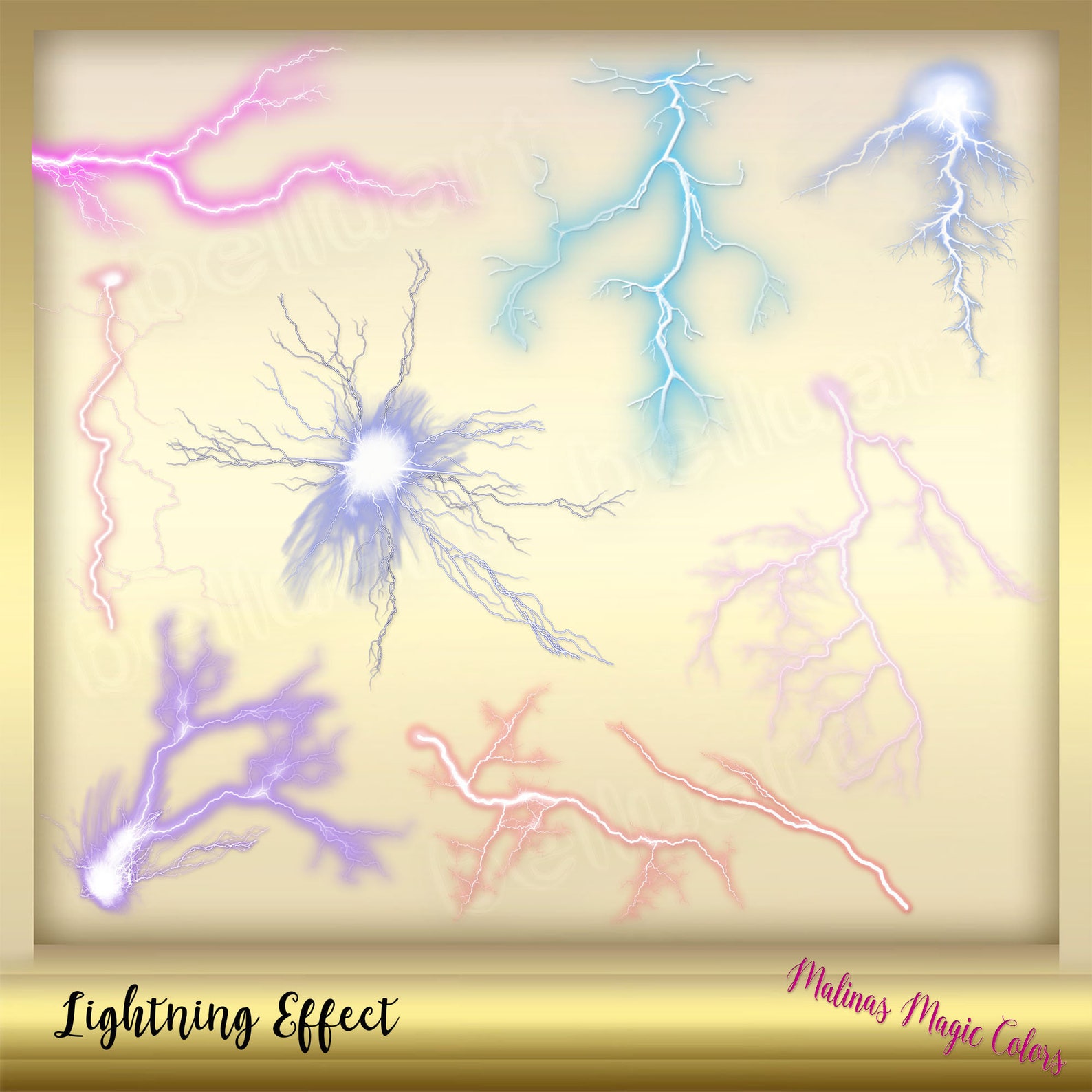 Lightning Effect Overlay - Lightning Photo Overlay - Lightning Strike ...