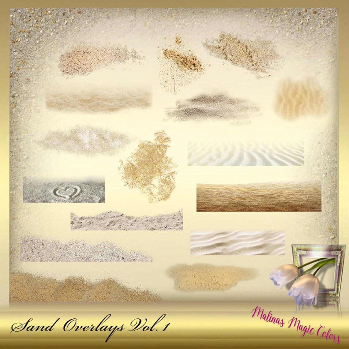 20 Sand Overlays Vol. 1 - Sand Textures - Sand Texture - Summer ...