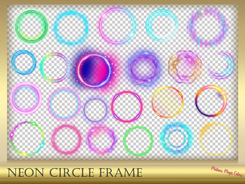 32 Neon Light Effect Frames Neon Frame Light Frame Neon Effects Neon ...