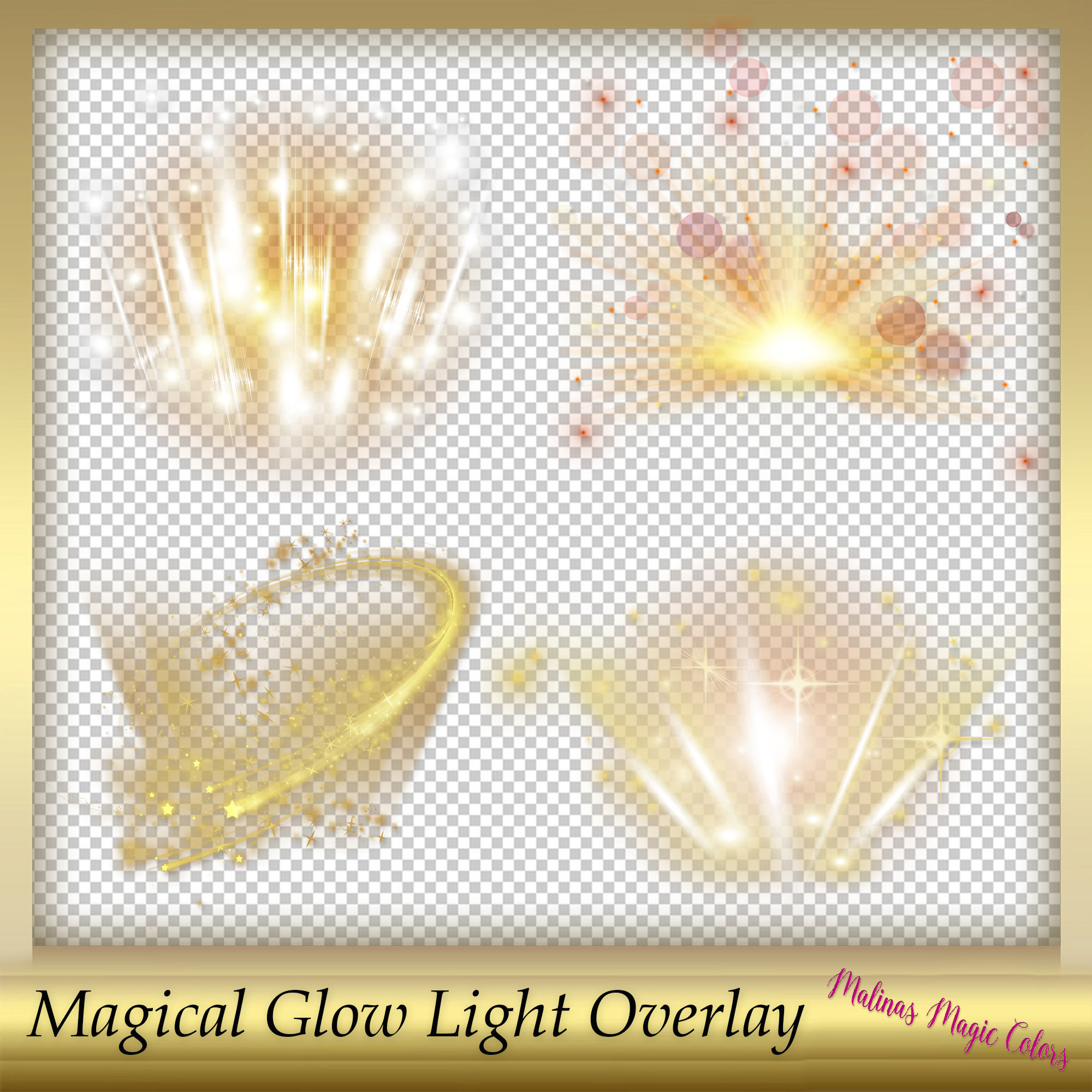 25 Magical Glow Light Overlays - Magic Shine Book Overlays - Magical ...