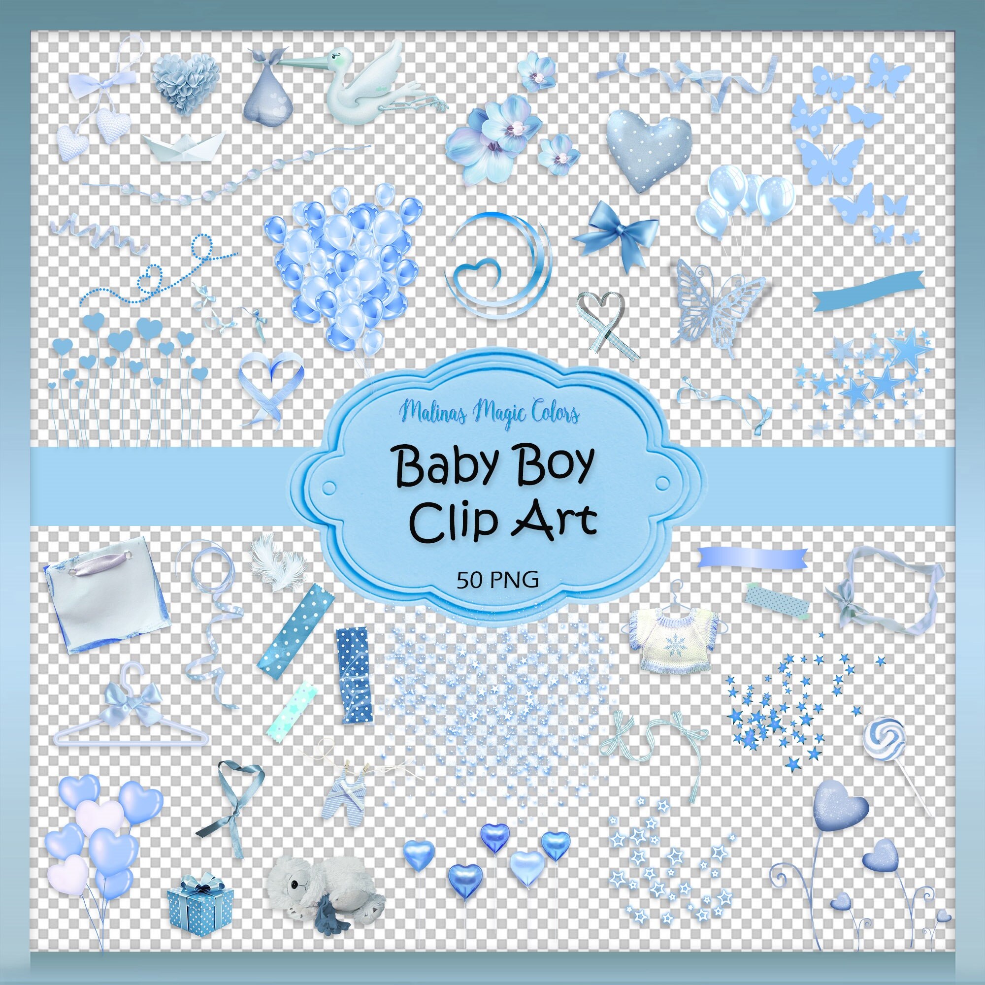 Baby Boy Clipart Its a Boy Clipart Scrapbook Baby Boy Clip Art Baby ...