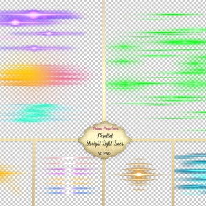 Parallel Straight Light Lines - Light Line Overlay - Linear Light ...