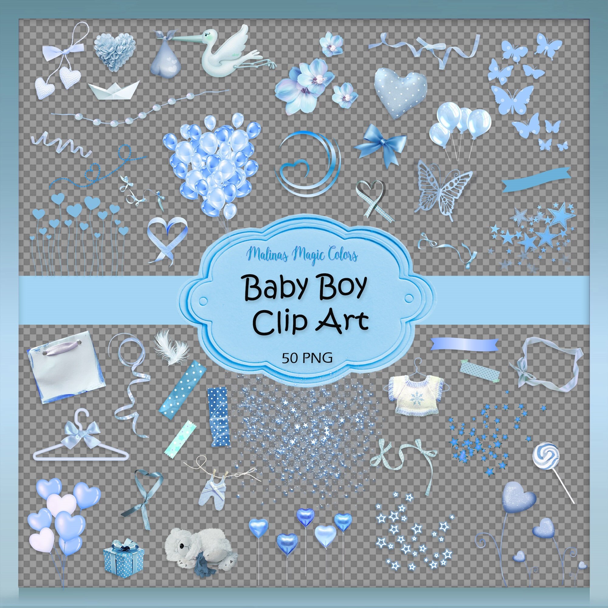 Baby Boy Clipart Its a Boy Clipart Scrapbook Baby Boy Clip Art Baby ...