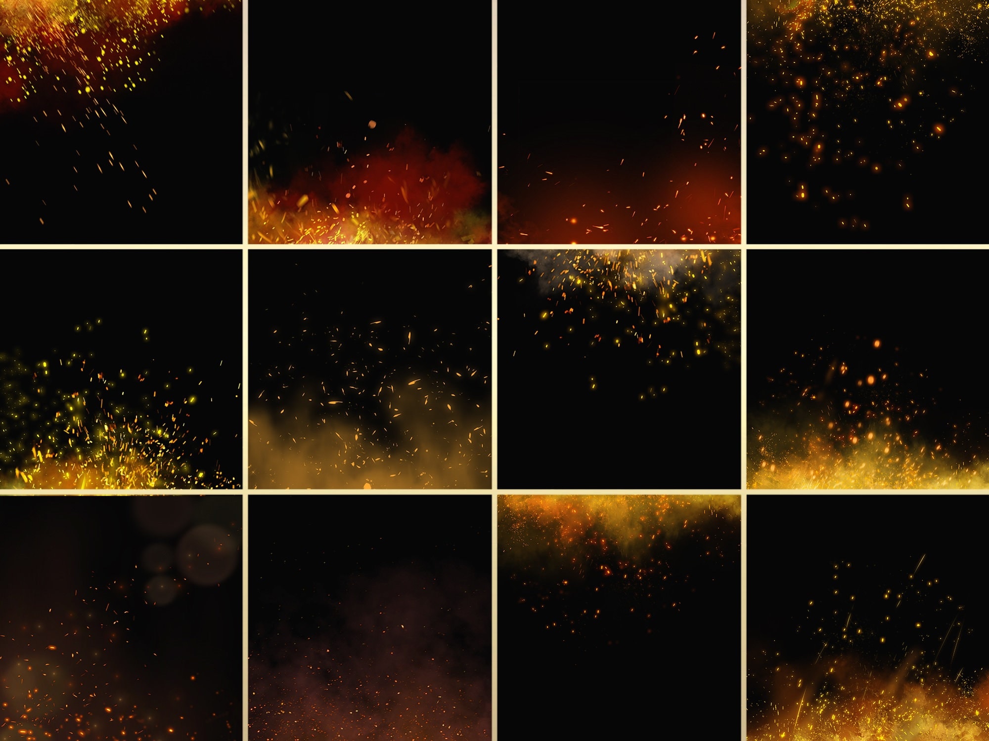 Sparkling Sparks Overlay - Fantasy Sparks - Fire Sparks Overlay ...