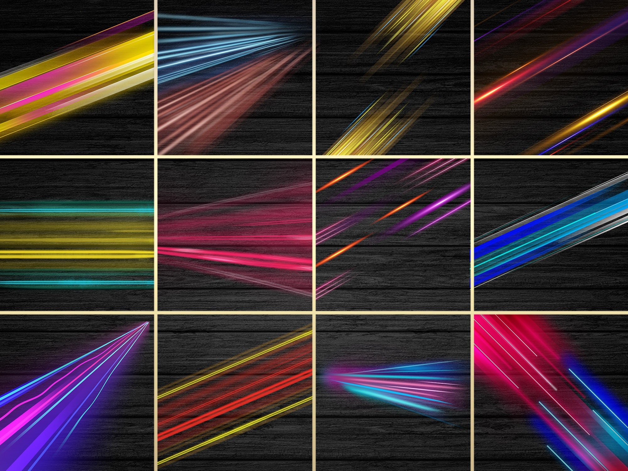 Motion Blur Linear Light Effect Parallel Straight Light Lines Light ...