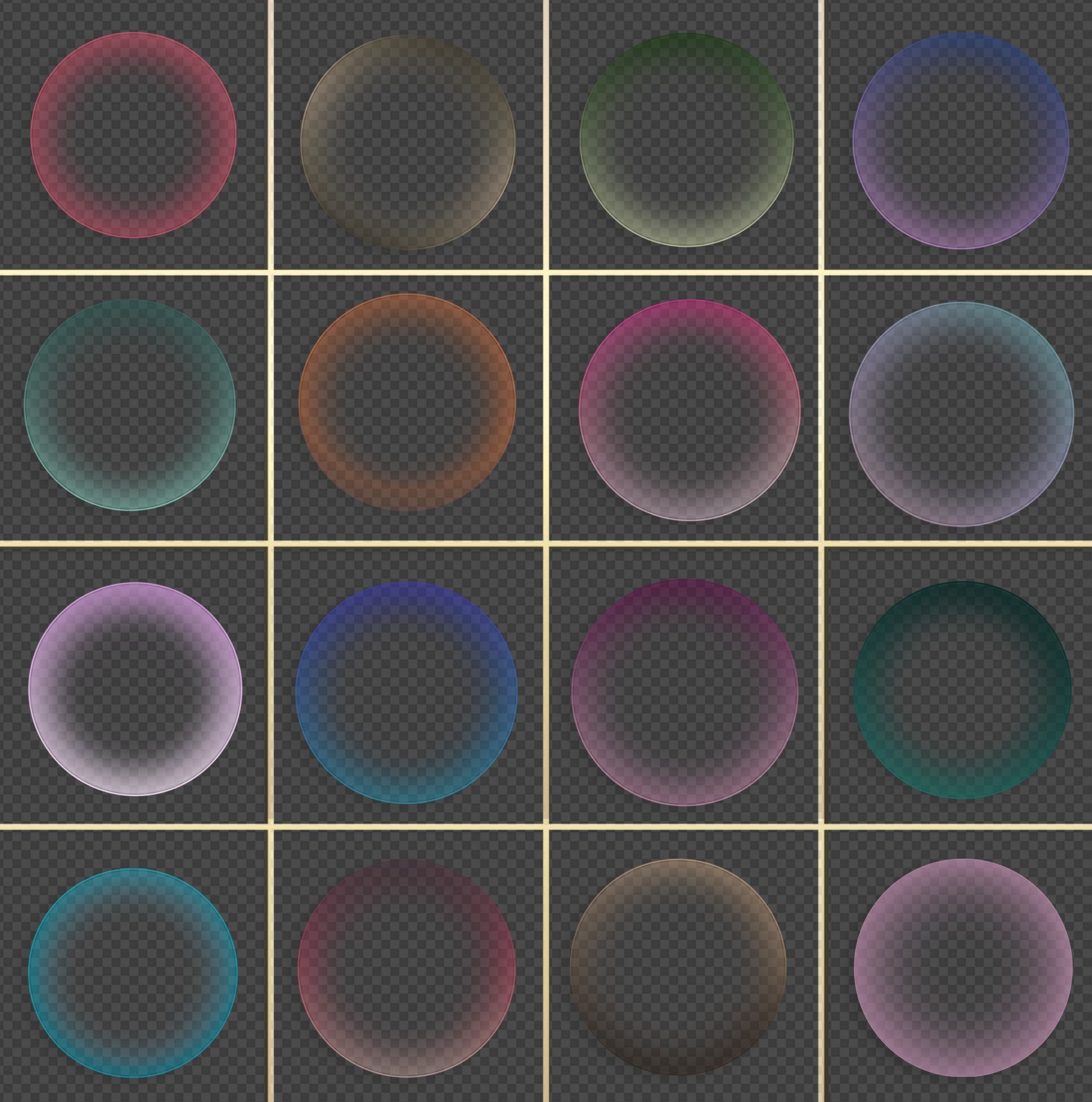 Circle Gradient Overlays Vol.2 - Circles of Light - Maternity Overlay ...