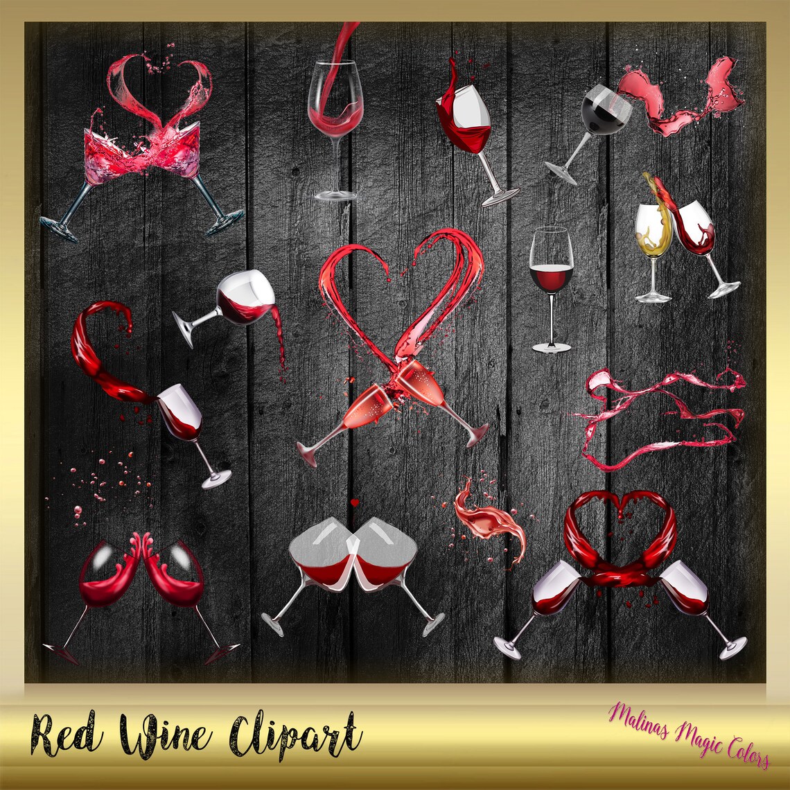 Wine Clipart - Wine Overlays - Wine Clip Art - Wine Bottle Clip Art ...