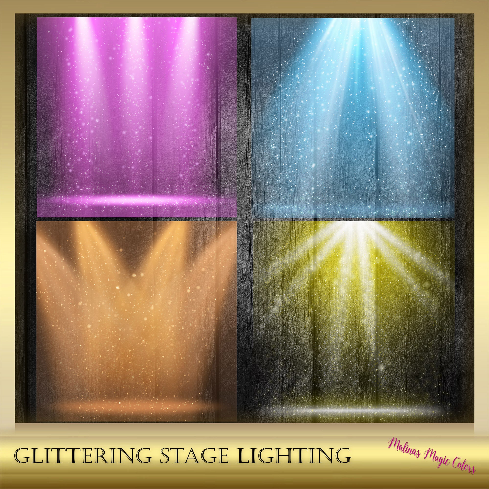 15 Glittering Stage Lighting Overlays Spotlight With Shiny Light ...