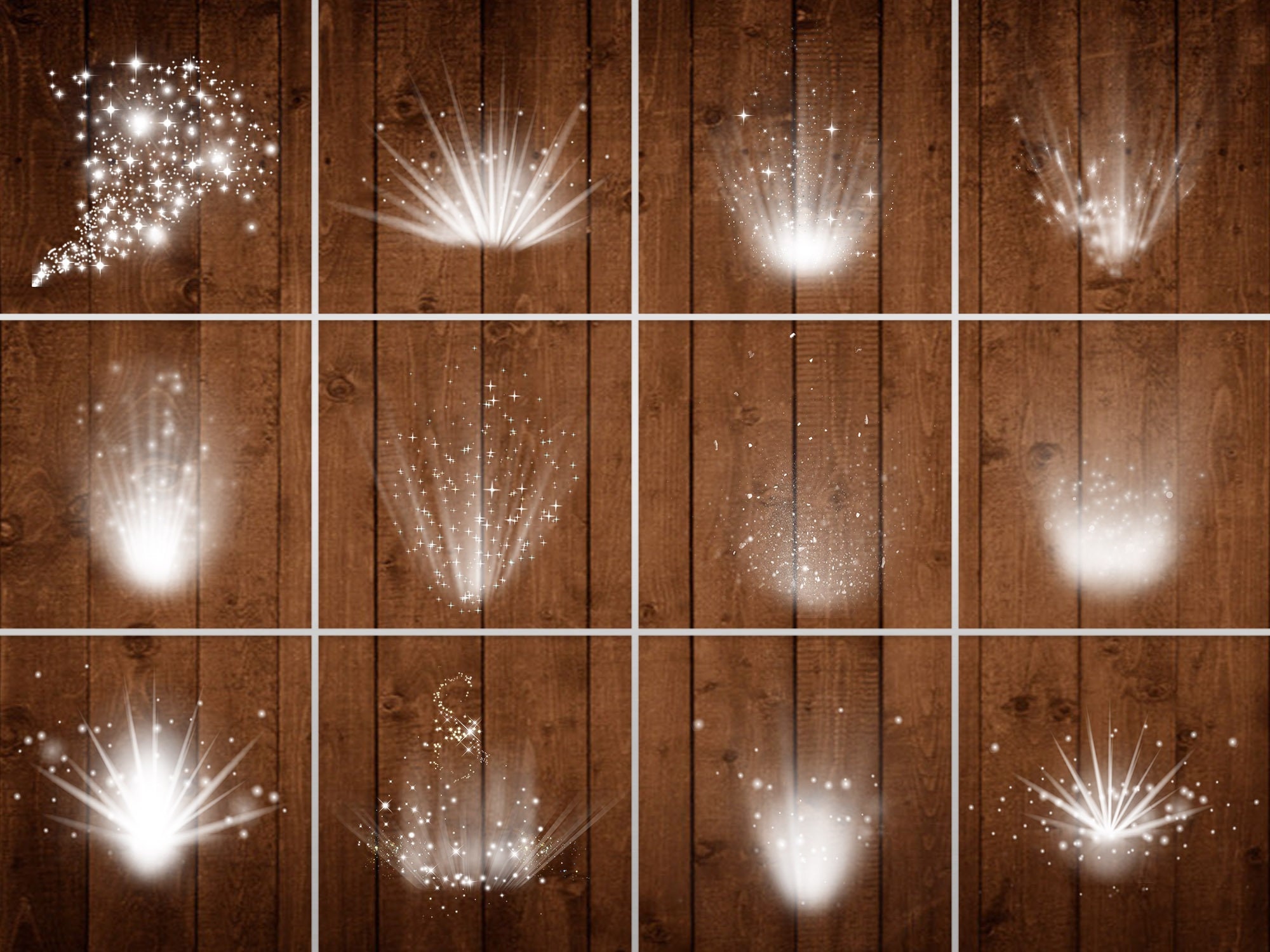 Magic Shine Box Overlay - Magic Christmas Light Overlays - Magical ...