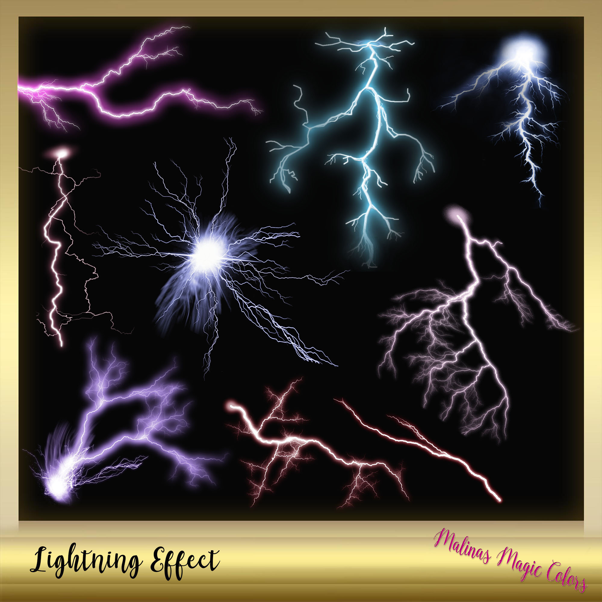 Lightning Effect Overlay Lightning Photo Overlay Lightning Strike ...