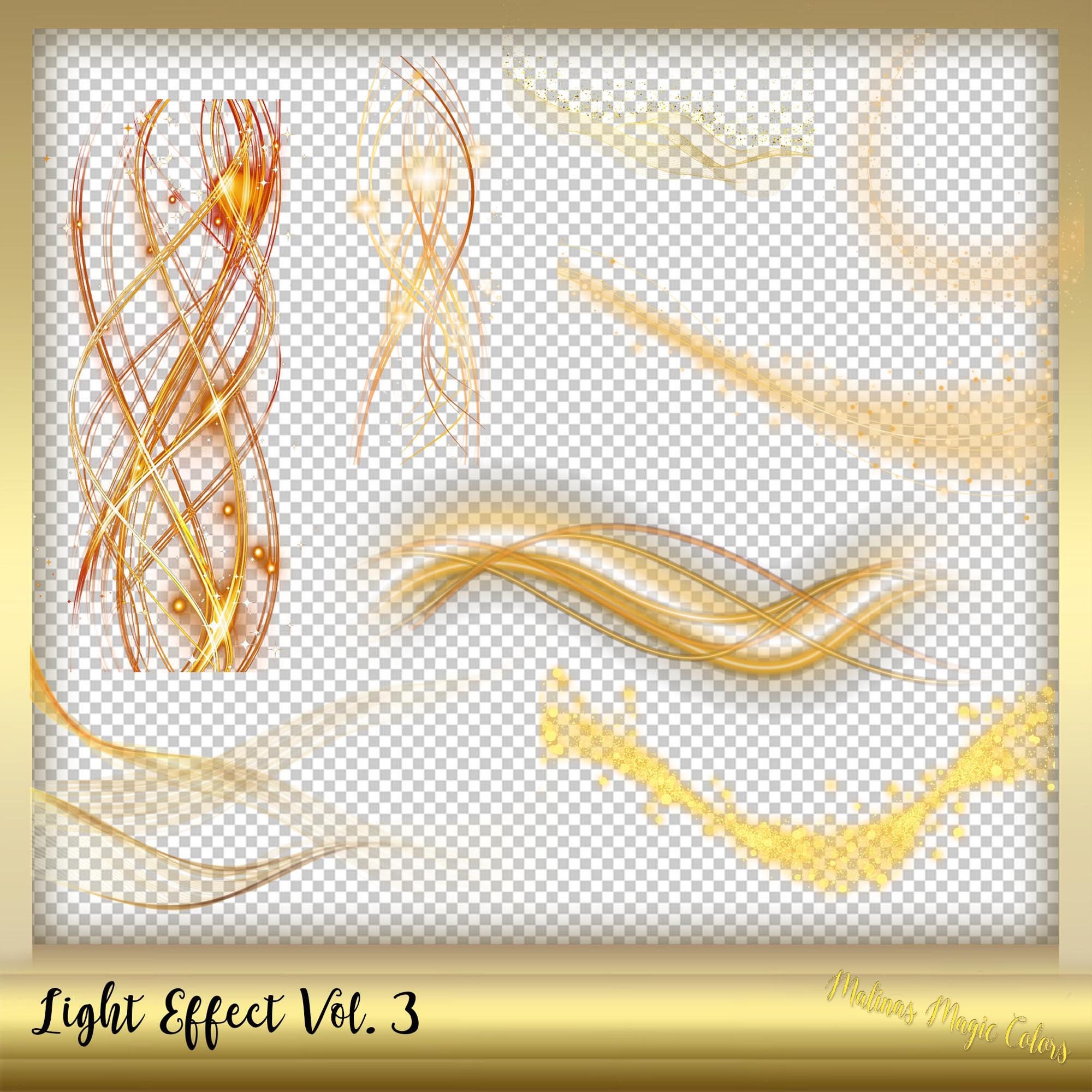 10 Light Effect Overlays Vol.3 - Wedding Overlays - New Year Photoshop ...