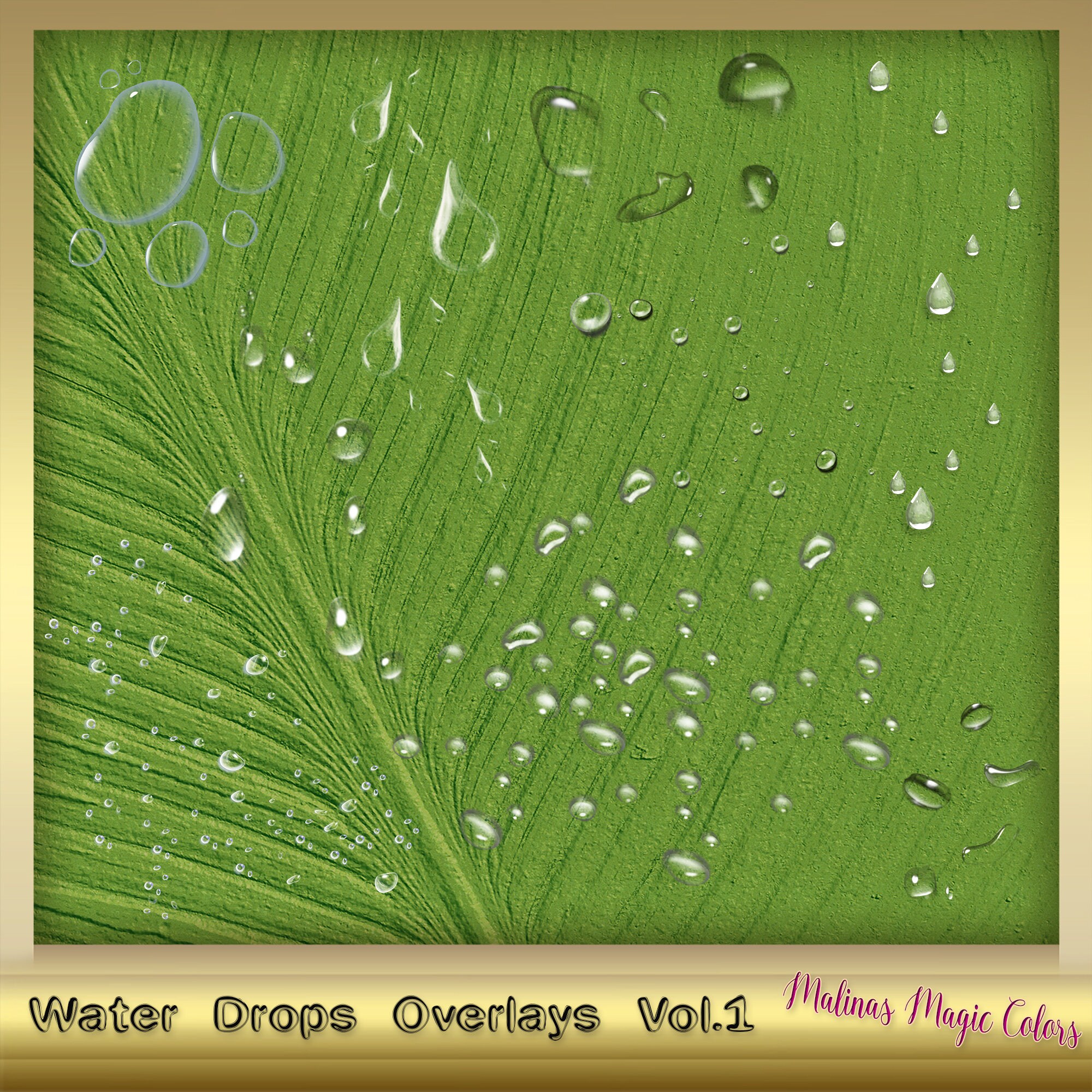 40 Water Drops Overlays Vol. 1 Raindrops Overlays Foto Overlays ...