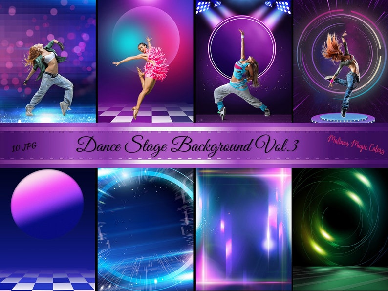 Dance Stage Background Vol.3 - Dance Floor Background - Dynamic ...