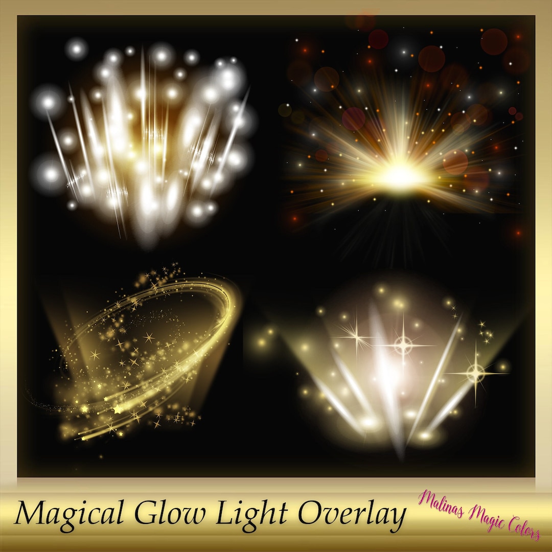 25 Magical Glow Light Overlays - Magic Shine Book Overlays - Magical ...