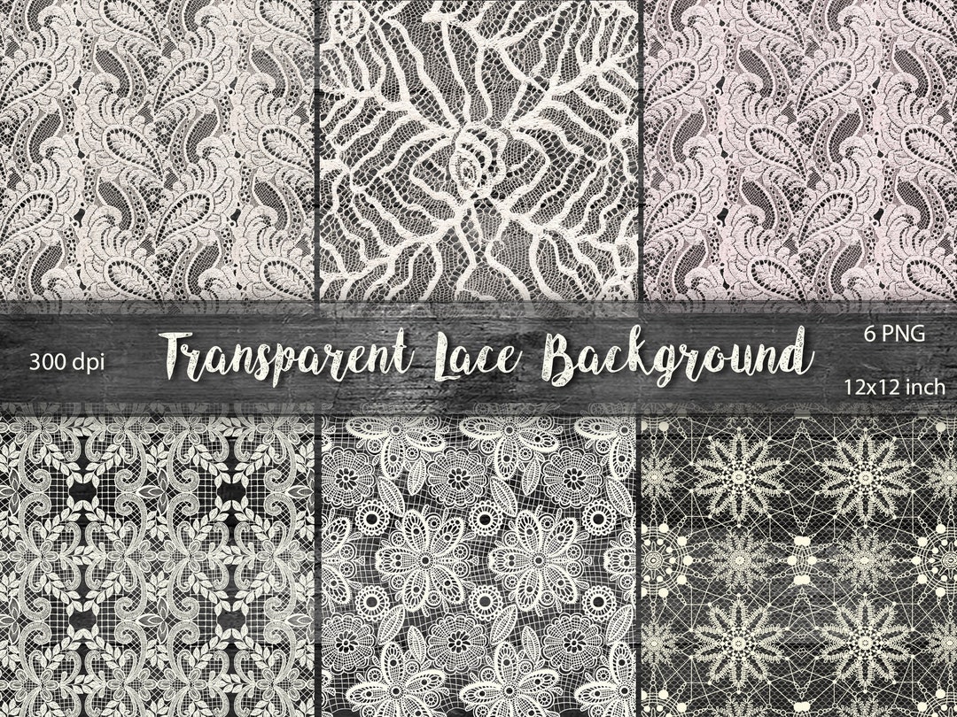 Transparent Lace Background - Lace Texture - Lace Pattern - Instant ...