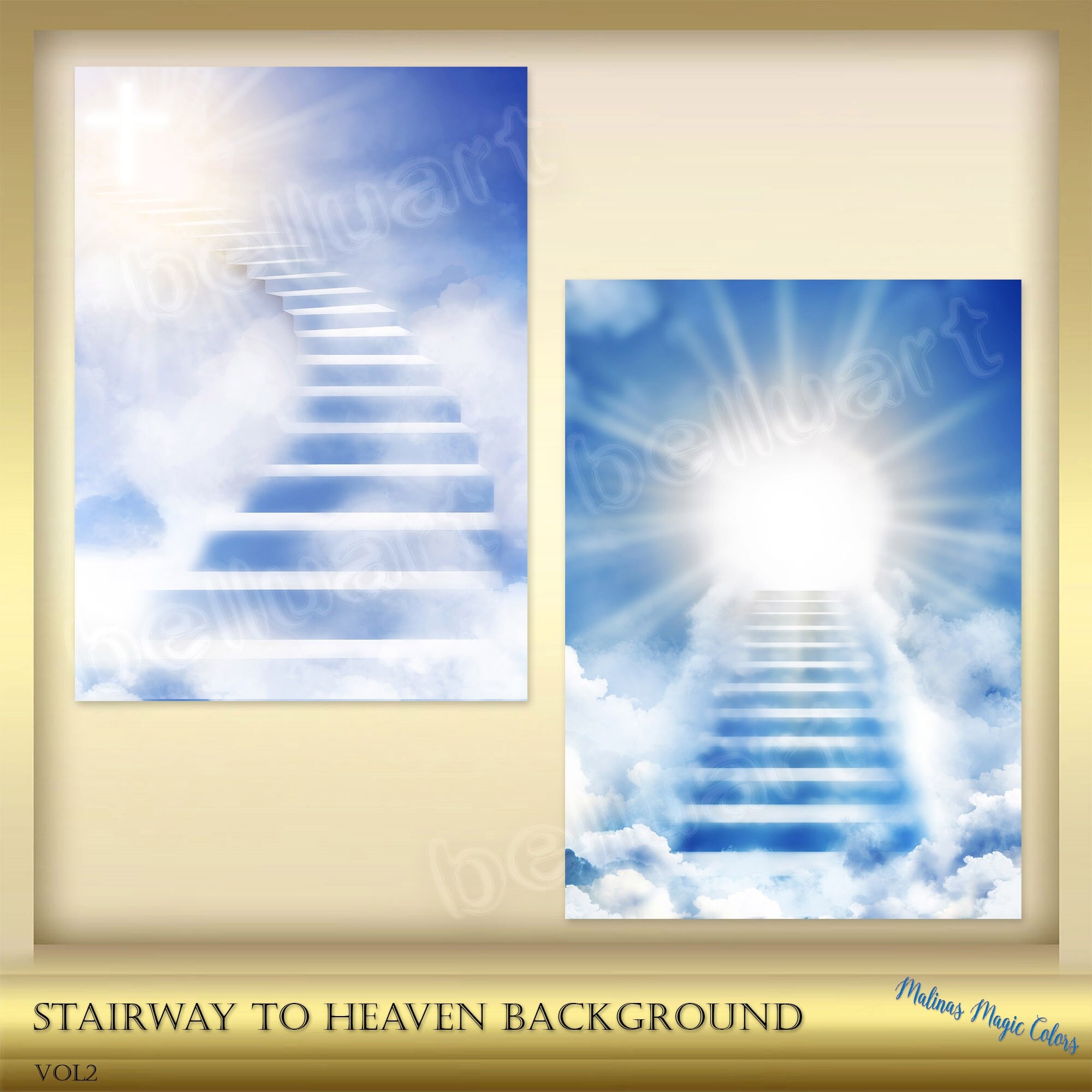 Stairway to Heaven Background Vol.2 - Sky Overlays - Road to Heven ...