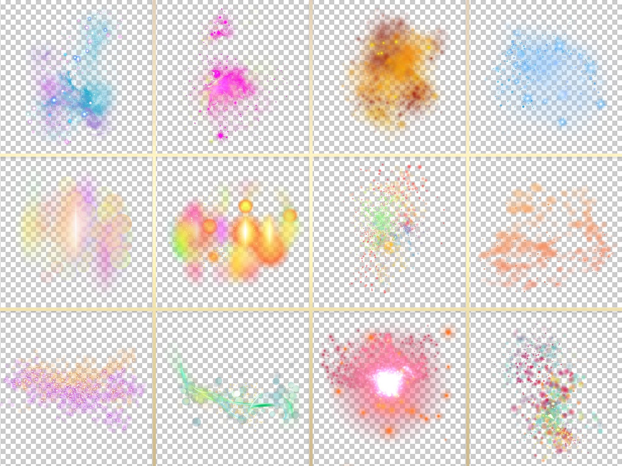 Magical Light Effect - Magical Light Particles - Colorful Light ...