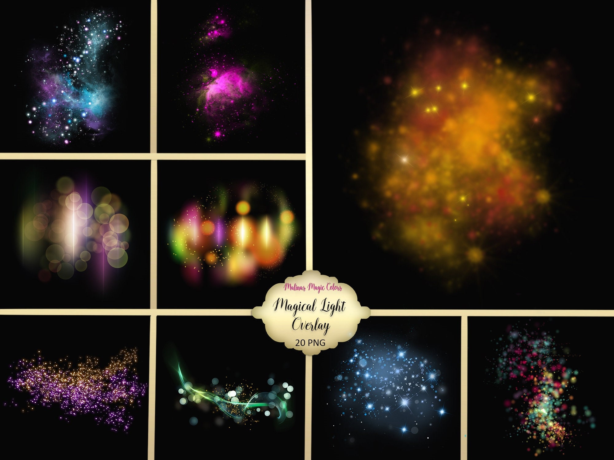 Magical Light Effect - Magical Light Particles - Colorful Light ...