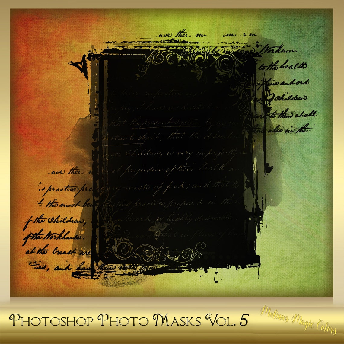 15 Photoshop Masks Vol. 5 Photoshop Clipping Masks Grunge Png Masks ...