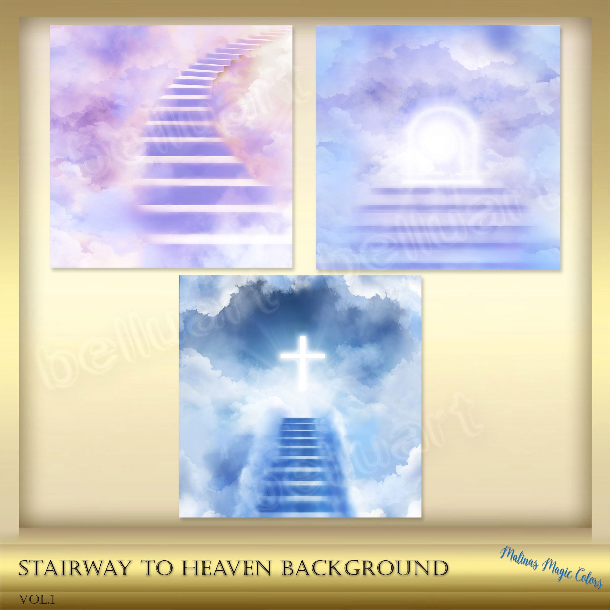 Stairway to Heaven Background - Sky Overlays - Road to Heven - Cloud ...