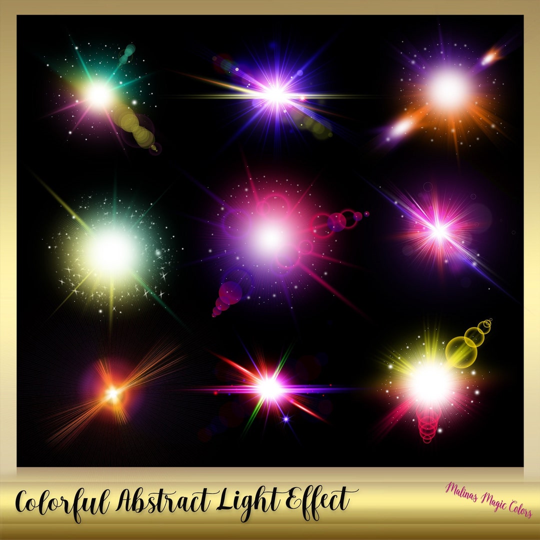 Colorful Abstract Light Effect Colorful Sparkling Stars Colorful Stars ...