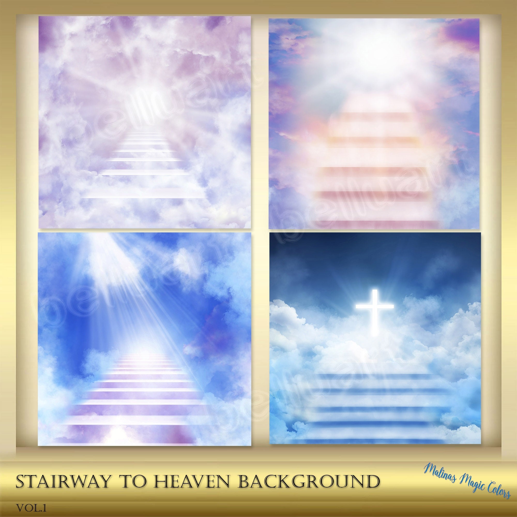 Stairway to Heaven Background - Sky Overlays - Road to Heven - Cloud ...