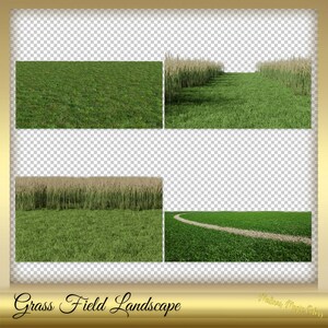 Grass Field Lansdcape - Meadow Photo Overlay - Grass Photo Overlays ...
