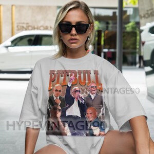 Singer / Rapper PITBULL Shirt, Pitbull Homage Singer, Pitbull Actor ...