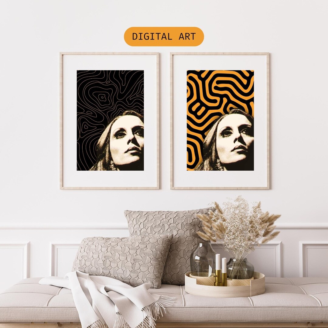 Fairuz Modern Art Print - Fairuz Lebanese Singer Digital Art Wall ...