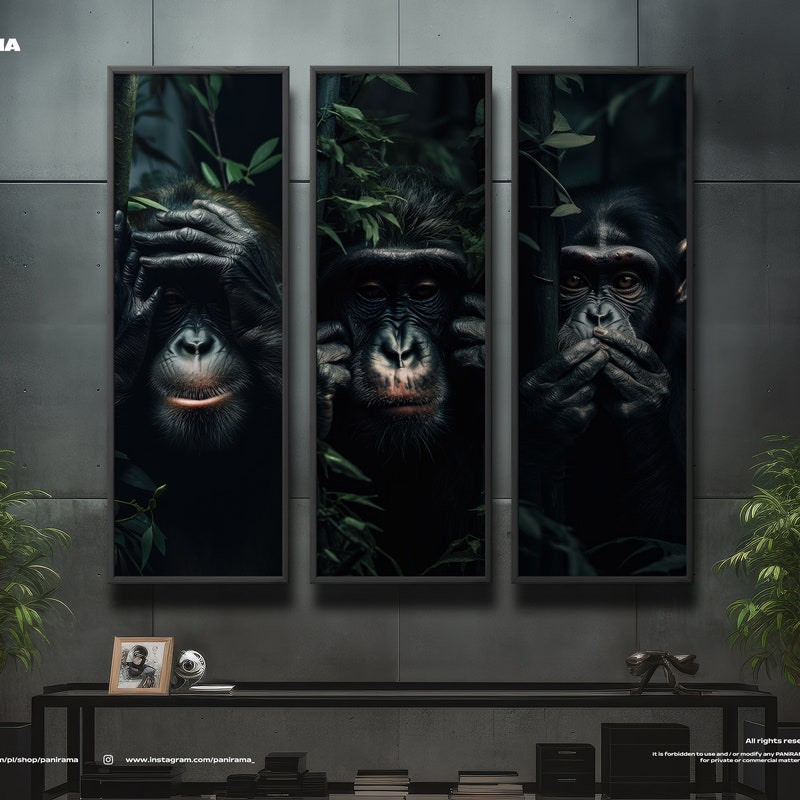 Three Wise Monkeys - Etsy