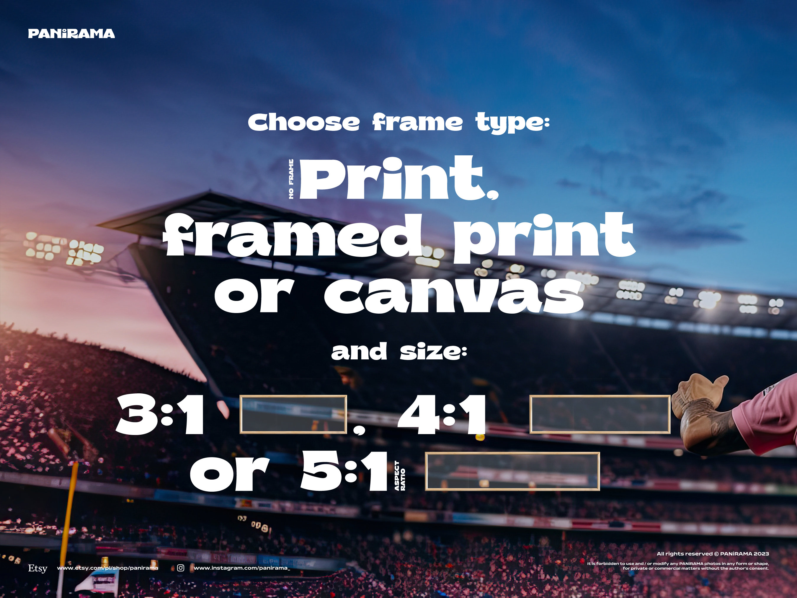 Extra Large Panorama of Lionel Messi From Inter Miami. Digital PRINT ...