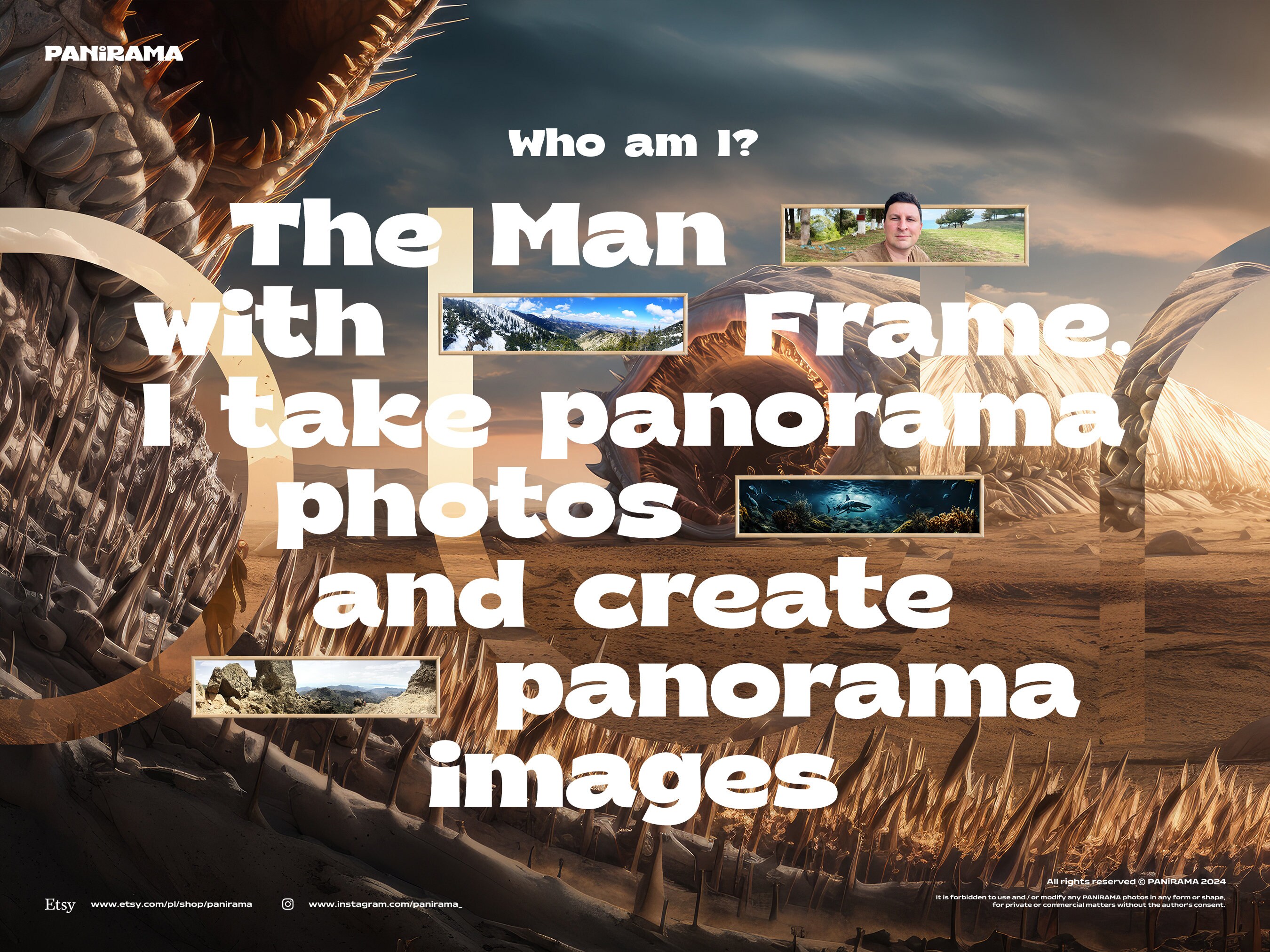 Extra Large Panorama of Sandworms on Arrakis, Dune. Digital PRINT ...